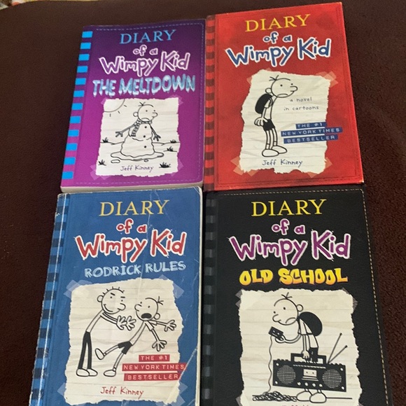 amulet books | Other | Bundle Of 4 Diary Of A Wimpy Kid Books | Poshmark